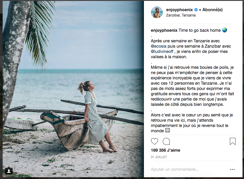 Les plus beaux spots des influenceurs en vacances - Les Gens d'Internet