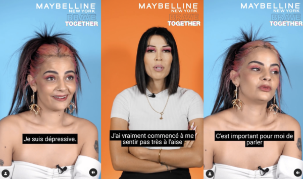 Pour lutter contre l'anxiété et la dépression, Maybelline donne la ...